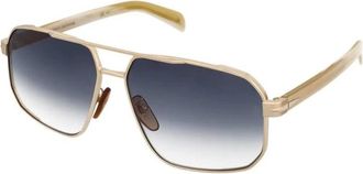 Eyewear by David Beckham unisex, Accessoires, Jaune, Taille: 61 MM Lunettes de soleil DB 7102/S
