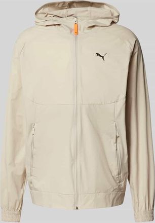 Puma Relaxed Fit Sweatjacke mit Logo-Print Modell PUMATECH