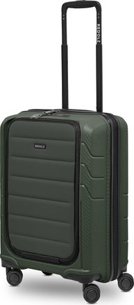 Redolz Kleiner Handgep&auml;ck-Koffer mit Laptopfach | Cabin-Trolley 40 x 23 x 55 cm & Front&ouml;ffnung | Ultra-leicht nur 2,8 kg f&uuml;r Damen & Herren | 4 Doppelrollen 