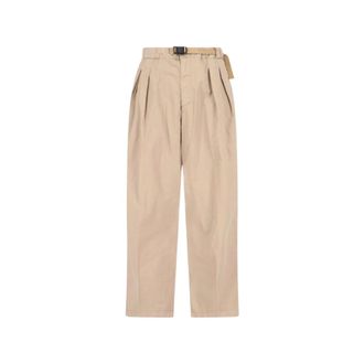 White Sand Homme, Pantalons, Beige, Taille: S Chinos Ceintur&eacute;s