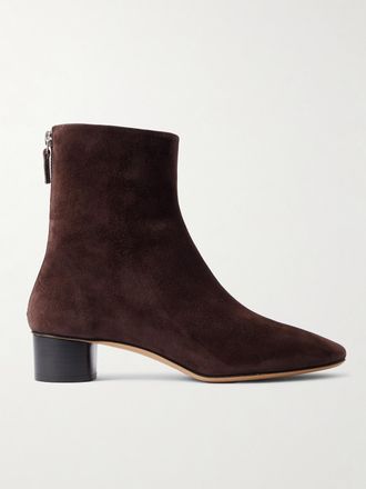 Le Monde Beryl Bottines En Daim Carole - Marron