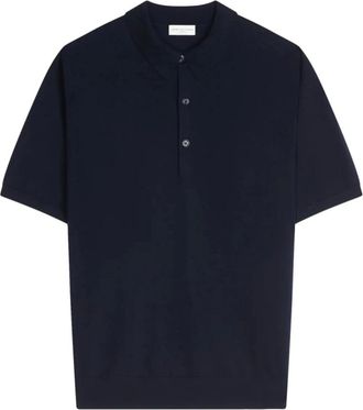 Dries Van Noten Homme, Tops, Bleu, Taille: L Maurice Polo
