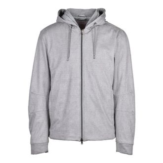 Herno Jacke mit Samt-Effekt - - Sweatshirts & Hoodies - Herren - Grau - M