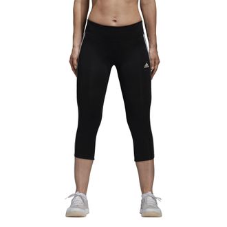 adidas Damen W 3s 34 Tights, Black/White, XXL EU