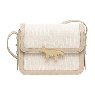 Maison Kitsun&eacute; Mini Trunk Bag - - Bags - Damen - Beige - ONE SIZE