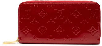 Louis Vuitton Portemonnaie - Monogram Vernis Zippy Long Wallet - Gr. unisize - in Rot - f&uuml;r Damen