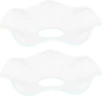 BESPORTBLE TOYANDONA 2 St&uuml;ck Tropfschutz Glas Wachsauffangschalen f&uuml;r Spitzkerzen Durchsichtige Geriffelte Kerzenringe Stabile Kerzenhalter Zubeh&ouml;r f&uuml;r Familienf