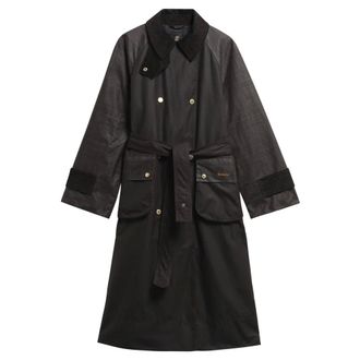 Barbour Imperm&eacute;able Elva cir&eacute; - Femme - Manteaux - Brun - Taille: 38 FR