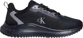 Calvin Klein Baskets Femme Eva Mix Logo en Maille, Noir (Black/Mockingbird), 36
