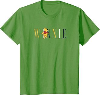 Disney Winnie The Pooh Walking Along The Letters T-Shirt