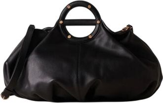 Borbonese Femme, Sacs, Noir, Taille: ONE Size Bauletto medio Vis a vis