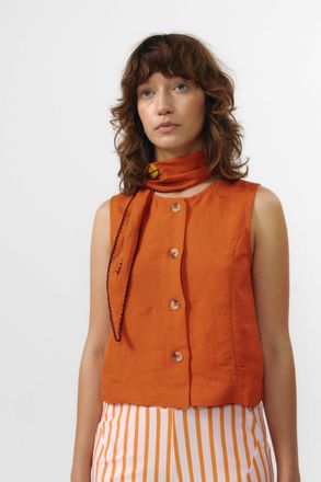 Suite13lab Damen vegan Top Fuji Henna