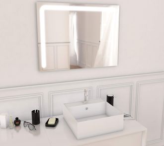 Aurlane LAV390 Badspiegel, Mehrfarbig