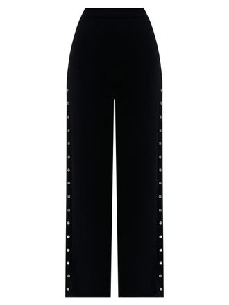 Jil Sander pantalon à boutons décoratifs - Noir