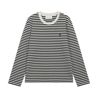 Ami T-shirt ray&eacute; &agrave; manches longues - Homme - Tops - Multicolore - Taille: XL