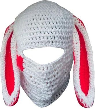 Generic Bonnet Femme Hiver Bonnet Femme Chapeau Femme Hiver Confortable Classique - Capuche Oreilles De Lapin Adulte, Tricot Douillet, Parfait pour Cadeau No&euml;