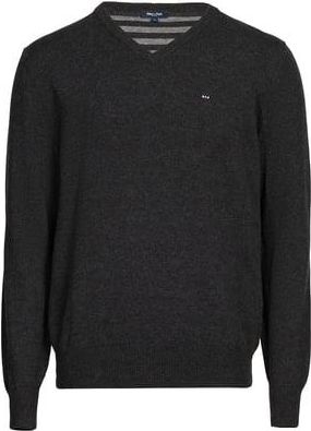 Eden Park Pull col V en laine et coton