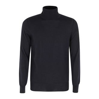 Paolo Pecora Homme, Pulls, Bleu, Taille: S Pull &agrave; col roul&eacute;