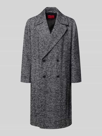 HUGO BOSS Regular Fit Mantel aus Baumwoll-Mix Modell Milas2641