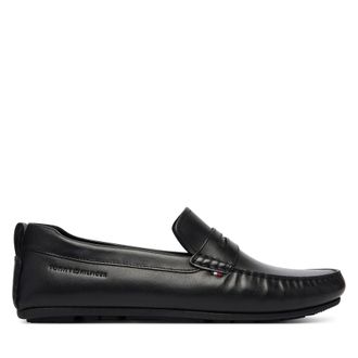 Tommy Hilfiger Mokassins Tommy Hilfiger Core Hilfiger Leather Driver FM0FM05790 Schwarz