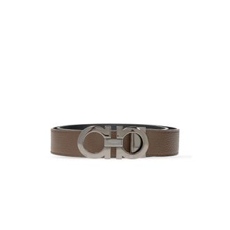 Ferragamo Gancini Wendeg&uuml;rtel - - Accessories - Herren - Braun - 105 CM