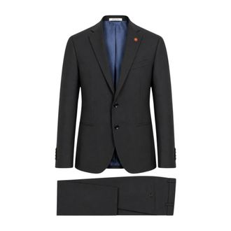 Manuel Ritz Single Breasted Suits - Homme - Costumes - Noir - Taille: 2XL