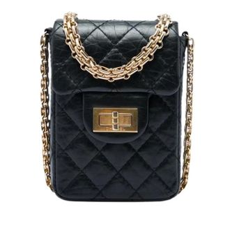 Chanel Sac bandouli&egrave;re matelass&eacute; Pre-owned - Femme - Pre-owned - Noir - Taille: ONE Size