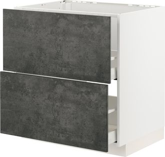 IKEA METOD / MAXIMERA Unterschr. f Spüle/2 Fronten/2Sch