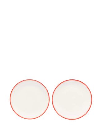 Serax lot de deux assiettes Dé - Blanc