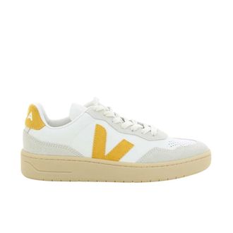 Veja Femme, Chaussures, Blanc, Taille: 41 EU Baskets Jaune V-90