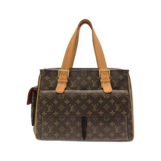 Louis Vuitton unisex, Pre-owned, Brun, Taille: ONE Size Sac &agrave; main en toile enduite Pre-owned