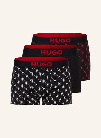 HUGO BOSS Hugo 3er-Pack Boxershorts rot