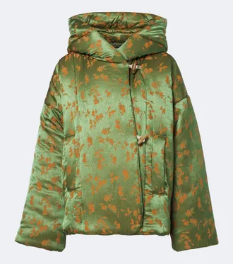 Dries Van Noten Bedruckte wattierte Jacke
