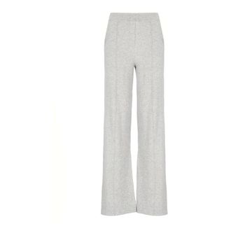PESERICO Femme, Pantalons, Gris, Taille: 40 FR Pantalon Gris en Laine et Cachemire &agrave; Taille &Eacute;lastique