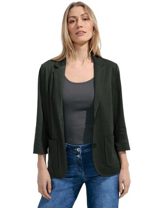 Cecil Damen Blazer mit 3/4 Arm Strong Khaki XXL