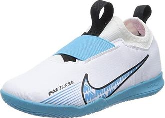 Nike Garçon Unisex Kinder Zoom Vapor 15 Academy IC Chaussure de Football, White/Baltic Blue-Pink Blast, 33 EU