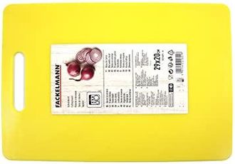 Fackelmann Fackelmann 521601 Schneidebrett in PL 37,5 x 25,5 cm, Farben: Gr&uuml;n, Rot, Orange, Menge: 1 St&uuml;ck, Polypropylen