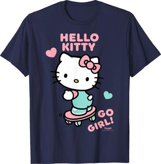 Hello Kitty Cooles Power-Skateboard Pro Classic Fun f&uuml;r M&auml;dchen T-Shirt