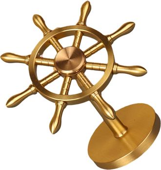 Artibetter Veemoon Schiffsruder-Ornament aus Robustem Material Authentischer Ruder-Look Mediterranes Design f&uuml;r Schreibtischdekoration Foto-Requisite Maritimer A