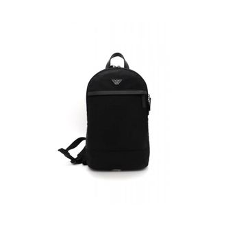 Emporio Armani ASV Runder Rucksack - - Bags - Herren - Schwarzk - ONE SIZE