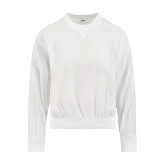 Aspesi Femme, Pulls, Blanc, Taille: 40 FR Cotton Voile Blouse