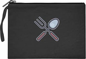 Bonateks Femme Frfcb101728 Femme Clutches, Noir, Black EU