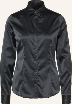 Robert Friedman Robert Friedman Hemdbluse Agata Aus Satin schwarz