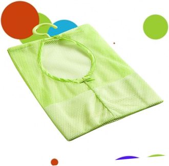 TOPBATHY Netzgewebe Wäscheklammerbeutel Mit Aufhänger Für Bad Und Küche Aufbewahrungsbeutel Aus Mesh Für Kleinigkeiten Zum Trocknen Von Wäsche Geeignet Hinten 