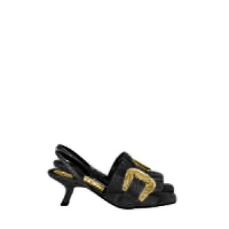 Versace Jeans Couture Femme, Chaussures, Noir, Taille: 40 EU Versace Jeans Couture Sandales