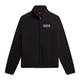 Napapijri Fleece Zip Jacket - - Sweatshirts & Hoodies - Herren - Schwarzk - XS
