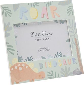 Widdop and Co Widdop Pe Cheri Dinosaurier-Bilderrahmen, 15,2 x 10,2 cm, perfektes Geschenk f&uuml;r Neugeborene oder Babys, Geschenk f&uuml;r Babyparty, Geburt