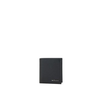 Kiton Schwarze Leder Bifold Geldb&ouml;rse - - Accessories - Herren - Schwarzk - ONE SIZE