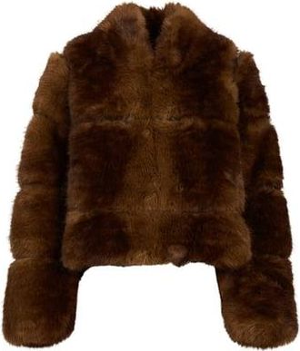 Apparis Montant &agrave; fourrure col montant