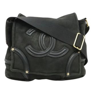 Chanel Pre-owned Shearling Schultertasche - - Pre-owned - Damen - Schwarzk - ONE SIZE
